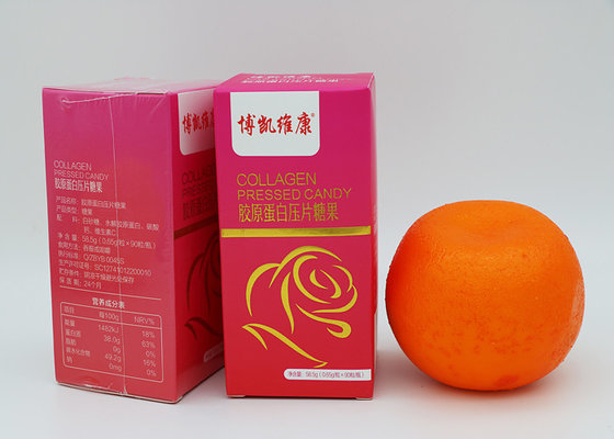 Professional Collagen C Tablets Candy Soy Isoflavones Tablets Samples Available