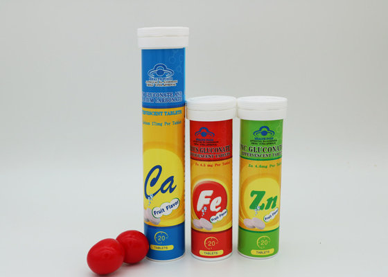 Healthcare Supplement Calcium Fizzy Tablets White Color For Pregnant Women