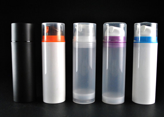 OEM White Eco Friendly Airless Cosmetic Bottles And Jars With Lids