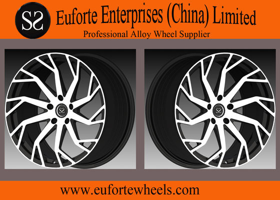 SS wheels - 54.1 mm - 74.1 mm CB 1-piece Forged Aluminum Alloy Wheels Concave Blue Machine Face