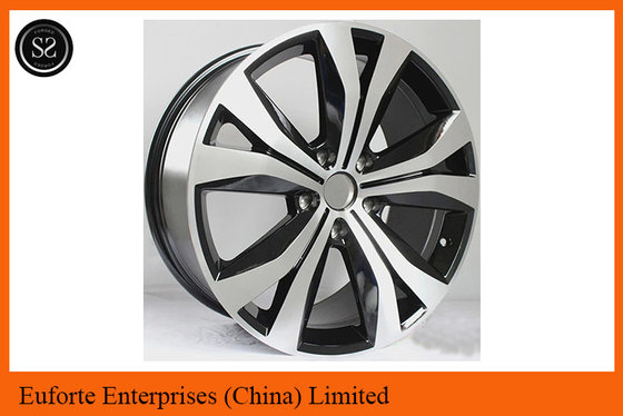 Tiguan Replica 19 Inch Black Aluminum Wheels Rims / Replica Wheels For Volkswagen