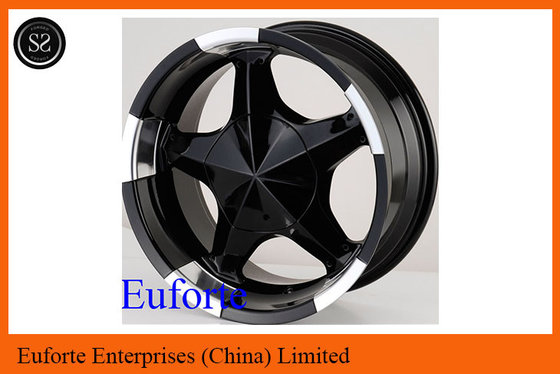 17inch 5 x 150 off road wheels 17 x 8 / 8J x 17 Black SUV Wheels For Toyota Tundra  Sequoia