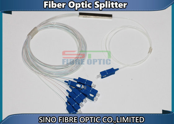 Mini 1.5M SC APC Optical Fiber Splitter PLC Module 1X16 Direct Output Fanout Kit LSZH Jacket