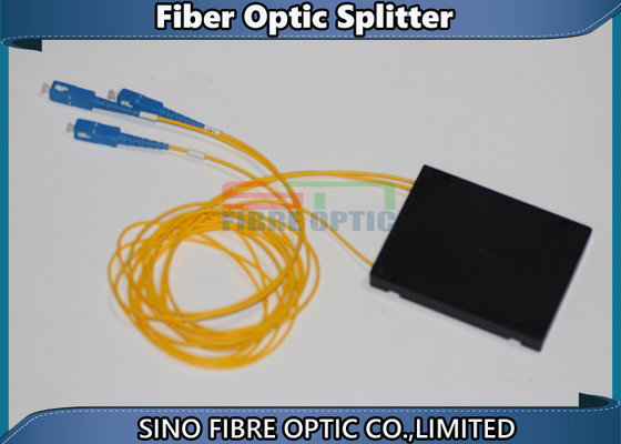 1x64 Single Mode Fiber Splitter Coupler ABS Box PLC Splitter for Patch Panel