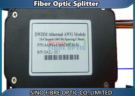 Arrayed Waveguide Grating AWG Fiber Optic Coupler Splitter Athermal 40 Channels 100GHz