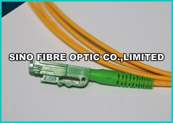 9 / 125 um Simplex Fiber Optic Patch Cables LX5 Connector Yellow Jacket