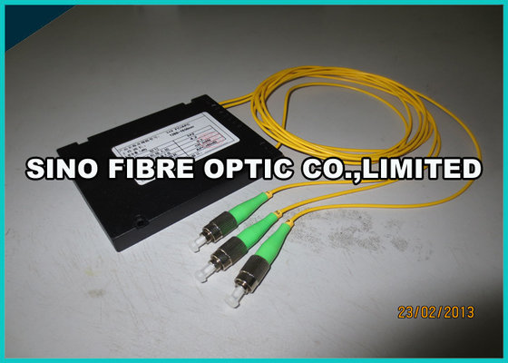 55 dB PLC Optical Splitter 1 x 64 , 1.2 Meter Long Fanout PLC Splitter Module