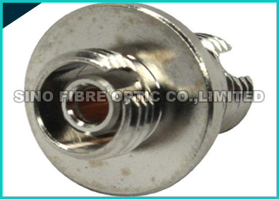 Zirconia Sleeve FC to FC Coupler Fiber Optic Cable Adapter Metal Thread Bulkhead D - Shape