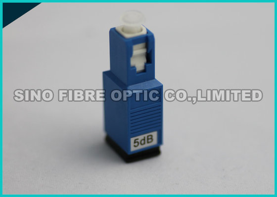 SC - SC Simplex Plug in Fiber Optic Attenuator Single Mode 5dB 1550nm Blue