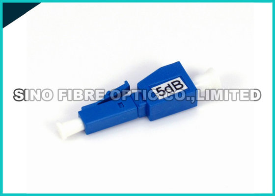 Premium LC Fixed Optical Attenuator 7dB Female to Female Plastic Housing