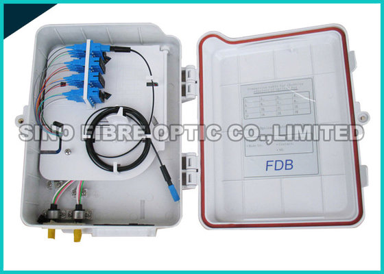 FTTH 16 Drops Fiber Optical Distribution Cabinet Rack Mount PLC Splitter