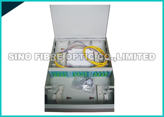 LC Duplex Optical Fiber Distribution Box Metal Drawer Style 420×425×100