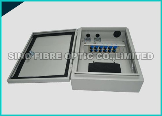 LC Duplex Optical Fiber Distribution Box Metal Drawer Style 420×425×100