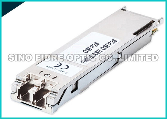 QSFP28 Optical Transceiver Module 100GBASE-SR4 100 Gb / s Data Rate