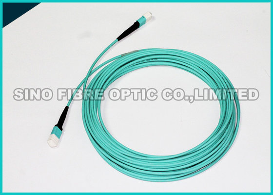 MTP - MTP Fiber Optic Cables PVC Jacket Material PC Flat Connector Polish