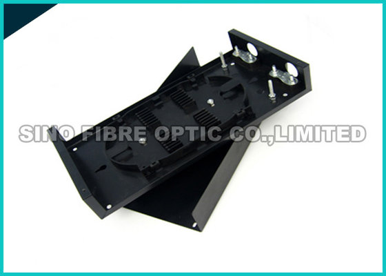 Black ST Type Optical Terminal Box , PC Plastic FTTH Termination Box 16 Cores Ports