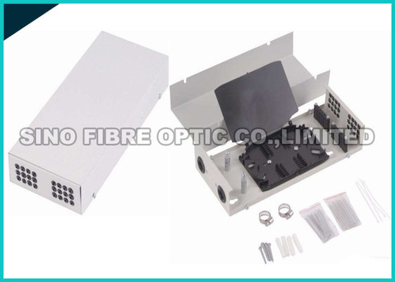 Configured LC / SC Fiber Optic Termination Box Wall Mounted 12 Port Φ 8.5mm - 18mm