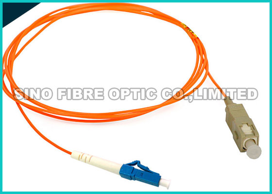 5 Meters Length Fiber Optic Patch Cables SC / PC Connector Single Mode Fiber Jumpers