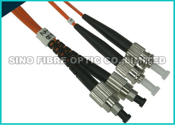 FC - ST Multimode Fibre Optic Patch Leads OM2 Full Metall Body APC Polish
