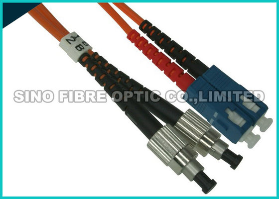 FC - ST Multimode Fibre Optic Patch Leads OM2 Full Metall Body APC Polish