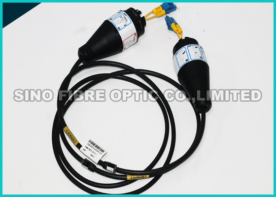 Waterproof Fiber Optic Assembly 5.0mm ODC Plug Cable 2 Cores Brass Housing