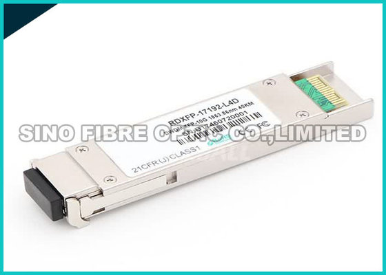 Fiber Optic QSFP+ Optical Transceiver Module 4 x 10GBASE - LR / W OTN 10km