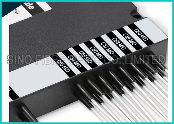 8 Channel Fiber Optic Splitter Dual Fiber DWDM Mux Demux LC UPC Assembly