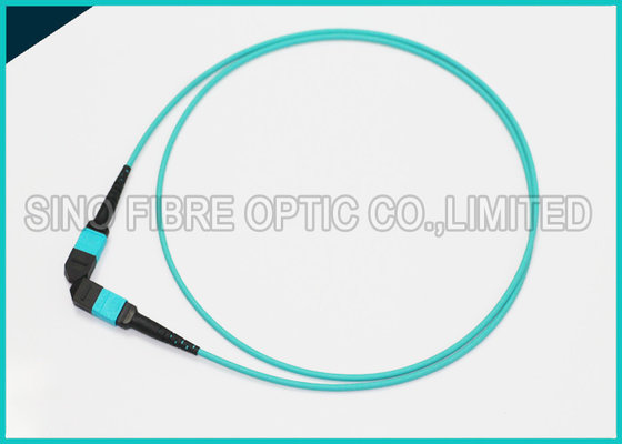 100Gbps 24F MPO Fiber Optic Cable OM3 Trunk Polarity Straight A Cable