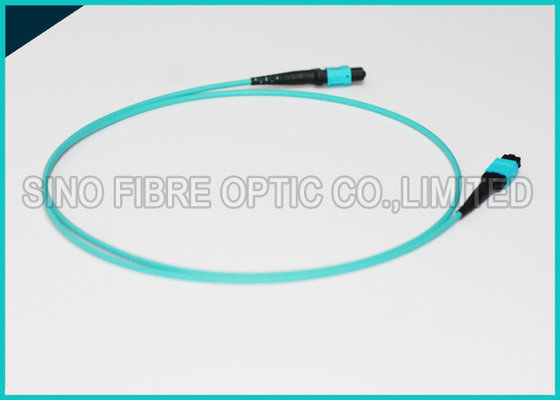 4.5mm Dual Jacket 24 Cores MPO Fiber Optic Cable Pre-terminated Assembly OFNR Cable