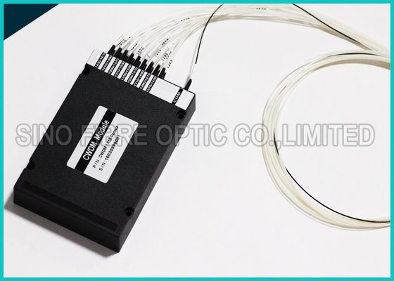 8 Channels L Band Fiber Optic PLC Splitter , CWDM Mux Demux PLC Splitter Module