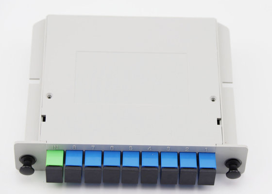 Insert Fiber Optic PLC Splitter 1260 ~ 1650  Operating Wavelength With SC PC Connector