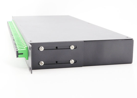 Frame Type Fiber Optic PLC Splitter , Rack - Mountable PLC Splitter Module