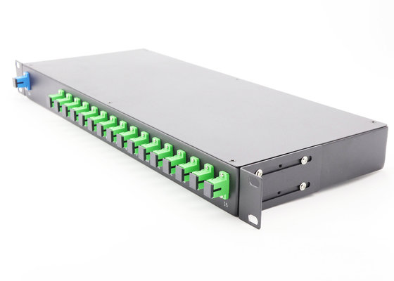 Rack - Mounted Fiber Optical Splitter Small Size 1 * 16 For Metro Networks