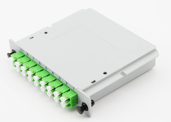 Typical 10.2 DB Fiber Optic PLC Splitter Easy Installation For WAN Networks
