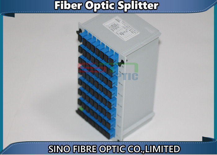 LGX Cassette Fiber Optic Splitter 1x8 SC APC Connector 1260nm - 1650nm Operating Wavelength