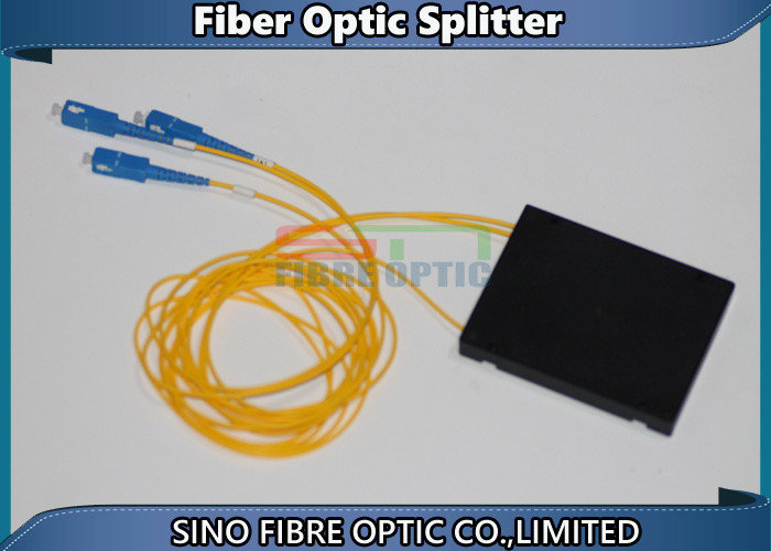 1x64 Single Mode Fiber Splitter Coupler ABS Box PLC Splitter for Patch Panel