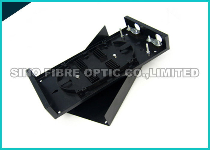 Black ST Type Optical Terminal Box , PC Plastic FTTH Termination Box 16 Cores Ports