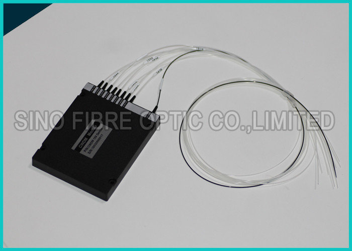 8 Channel Low Insertion Loss Fiber Optic CWDM Mux Demux Module Splitter