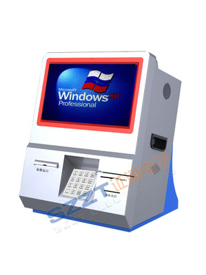 Self - Service Ticketing / Welfare Wall Mounted Kiosk with Card Reader & PCI Pinpad ZT2833