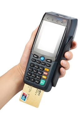 Smart On-line POS Payment Terminal , with IC Cards and Barcode Reader