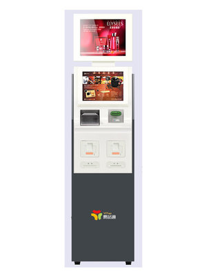 ZT2804 Stainless Steel Bill Payment Kiosk , Self Service Kiosk For Water / Electric Bills Payment