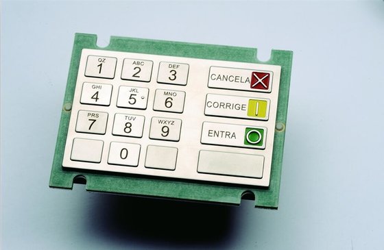 PCI Approved ATM Keyboard  Stainless Pressing Keys Human - Oriented Button