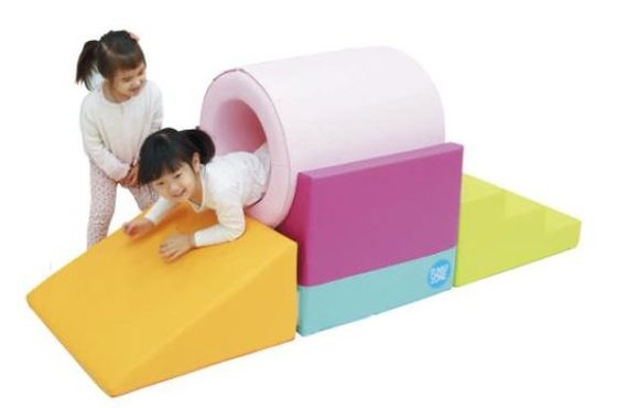 Safe Soft Indoor Play Climber , Early Childhood Playground Equipment
