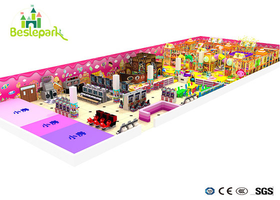 Customized Size Indoor Children'S Park , Kids Indoor Play Park Candy Colorful Theme