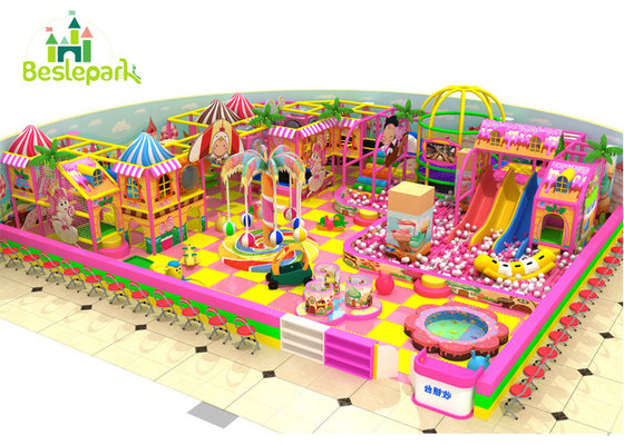 Indoor Play Themed Playground Equipment Colorful Theme SGS Certification