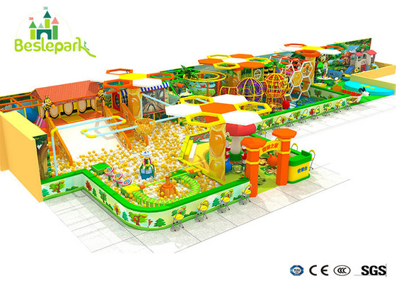 Preschool Indoor Playground Kids Toys With Fire Protection Floor Mat