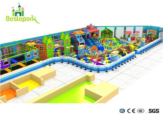 Commercial  Soft Kids Playground Equipment Anti - Static For 3-15 Years Old