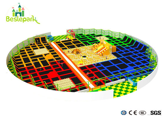 Soft Indoor Trampoline Park Jumping Pad For Commmercial Play Center