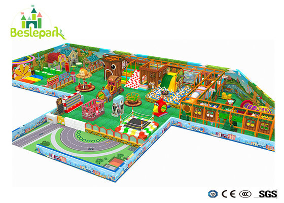 The kids soft play indoor playground Jungle theme gym indoor play center