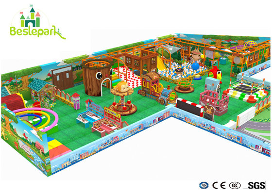 The kids soft play indoor playground Jungle theme gym indoor play center